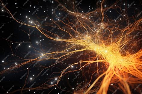 Premium Ai Image Unveil The Complexity Of Neurons And Synapselike Structures And Visualizing