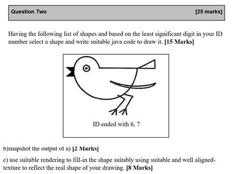 Solved Question Two 25 Marks Having The Following List Of