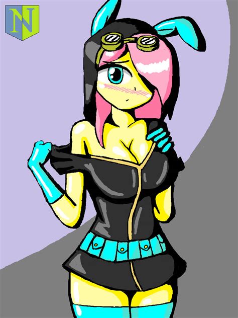 The Sexy Spy Fluttershy By Neutralchilean On Deviantart