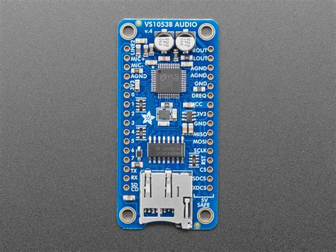 Vs1053 Codec Microsd Breakout Mp3wavmidiogg Play Record V4