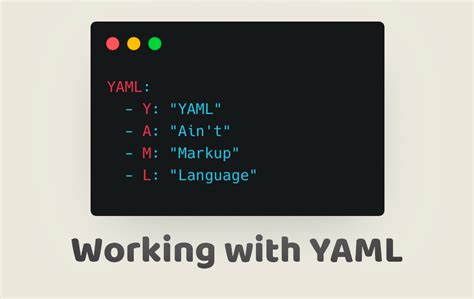 Working With YAML Drifting Ruby