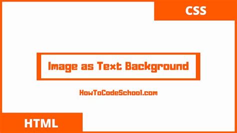 Image As Text Background Using Css Background Clip Property