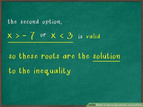 How To Solve Quadratic Inequalities With Pictures WikiHow