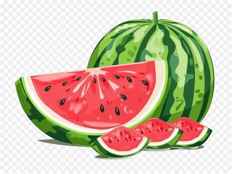 手绘风格西瓜卡通插画png图片素材下载图片编号yomjjvbl 免抠素材网