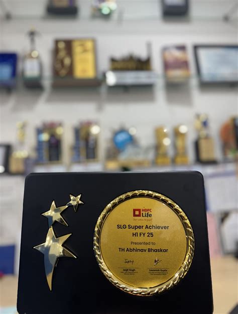 Superachiever Hdfclife Gratitude Teamwork Excellence Achievements