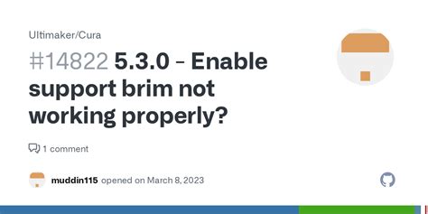 5 3 0 enable support brim not working properly · issue 14822 · ultimaker cura · github