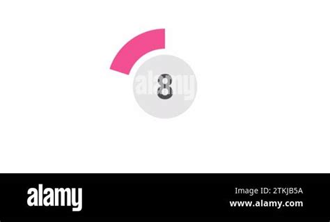 Countdown Timer From 10 To 0 Seconds Realtime Modern Flat Design Of Countdown Animation On