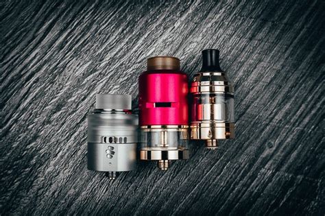 Types Of Atomizers In Vaping Clearomizers Rebuildable Dripping