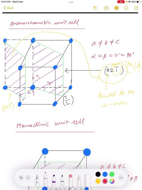 A Draw An Orthorhombic Unit Cell And Within That Cell A 02 1 Plane