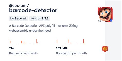 Sec Antbarcode Detector Cdn By Jsdelivr A Cdn For Npm And Github