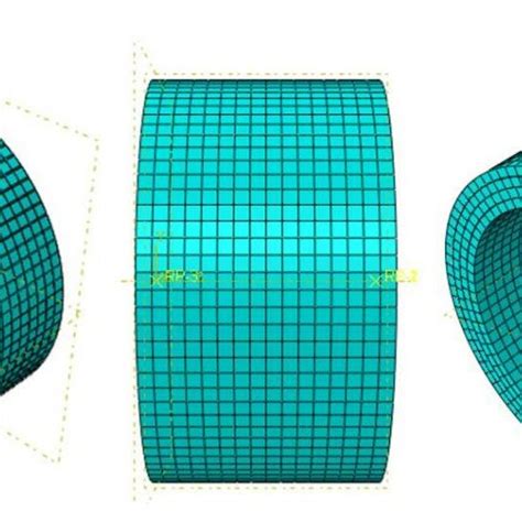Finite Element Modelling Geometry And Mesh Of The Shaft Lining Models