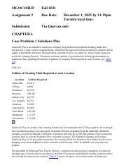 MGOC10 Assg2 Fall 2021 Pdf MGOC10H3F Fall 2021 Assignment 2 Due Date