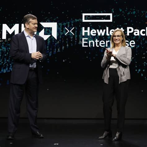 Hpe And Amd Have A Strong Longstanding Partnership From Co Designing