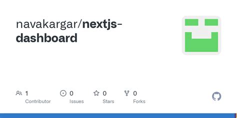 GitHub Navakargar Nextjs Dashboard