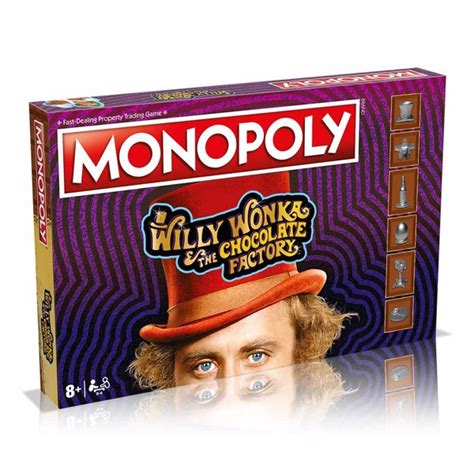 Willy Wonka And The Chocolate Factory Monopoly Board Game Card And Board Games Zing Pop Culture