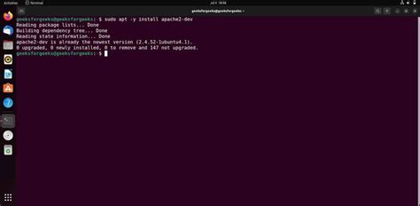 How To Install Apache2 Dev On Ubuntu Geeksforgeeks