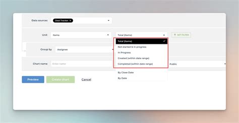 Creating Charts Using Different Column Types Screenful Guide