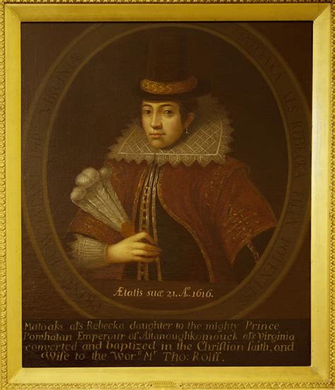 Portrait Of Pocahontas