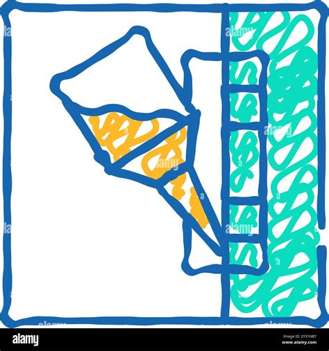 Glueing Details Icon Doodle Illustration Stock Vector Image And Art Alamy