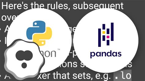 What Rules Does Pandas Use To Generate A View Vs A Copy Youtube