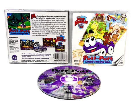 Putt Putt Travels Through Time Windows Mac 1997 Cd Rom Pc Appleby