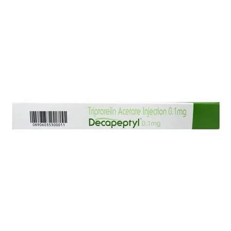 Decapeptyl 01mg Injection At ₹ 340vial Pharmaceutical Injection In
