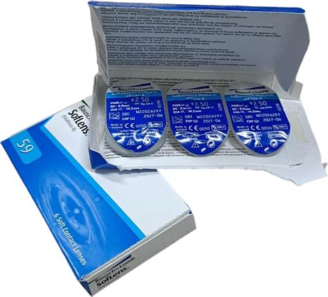 Lentes De Contacto Soflens Lentes De Contacto Con Graduacion 3 Pares