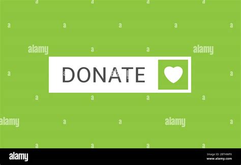 Donate Button Icon Stock Vector Image And Art Alamy