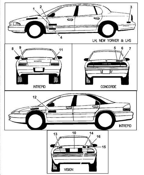 Exploring The Intricate Diagram Of 97 Dodge Intrepid Column Parts