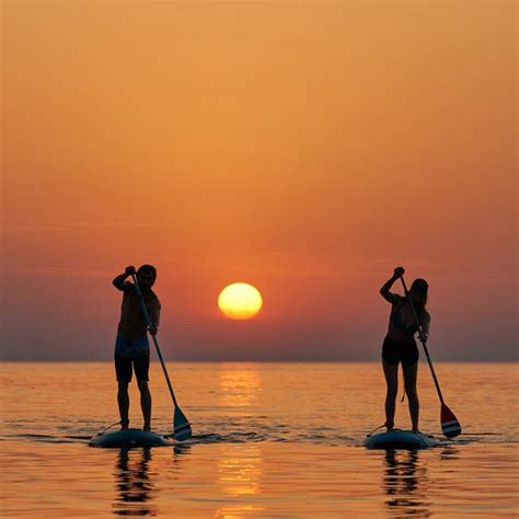 Sunset Stand Up Paddle Board Sup At Napaling Panglao