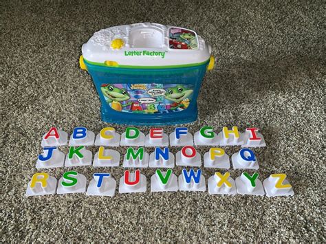 Leap Frog Leapfrog Letter Factory Phonics Learning Toy Bucket And All 26
