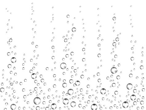 Premium Vector Fizzing Air Bubbles On White Background Underwater Oxygen Texture Of Water Or