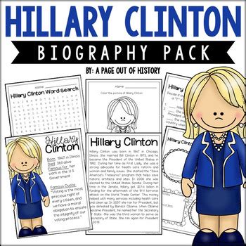 Hillary Clinton Biography Womens History Month Female Leader Secretary