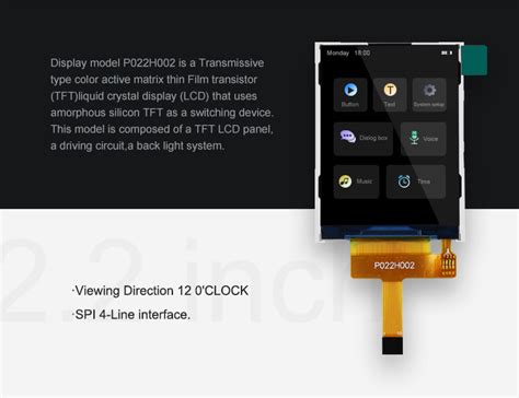 Polcd Mm Touchscreen Display Module Inch Tft Spi X Raspberry Pi