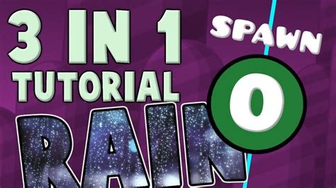 IN GEOMETRY DASH TUTORIAL RAIN START OBJECTS AND SPAWN TRIGGERS YouTube