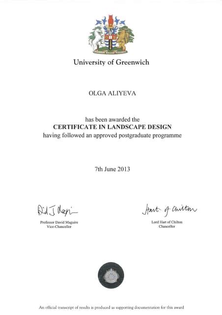 Certificate In Landscape Design Pdf