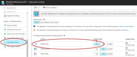 Automatic Plan Correction In Sql Server