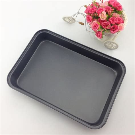 Non Stick Shallow Nougat Baking Pan For Household Use Large Rectangular Shallow Baking Pan Multi