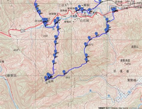地圖 馬克經驗：1595平溪薯榔尖登山步道：平溪三尖，石筍尖、薯榔尖、峰頭尖、九龍山，石燭尖 一次走個過癮 馬克褚工作室