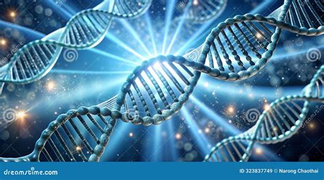 Fantasy Genetic Structure Optical Illusion Generative By Ai Stock