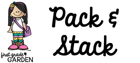 First Grade Garden Daily Schedule Morning Routine And Pack And Stack
