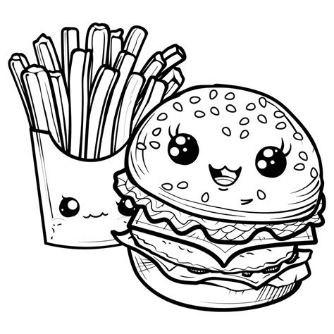 235 Comida Kawaii Para Colorear Descargar E Imprimir Gratis Comida