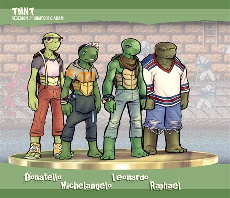 Artstation Tmnt Redesign Project Hero Shot And Exploration Comfort