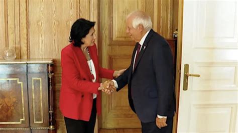 სალომე ზურაბიშვილმა ჯოზეფ ბორელი მიიღო ახალი ამბები