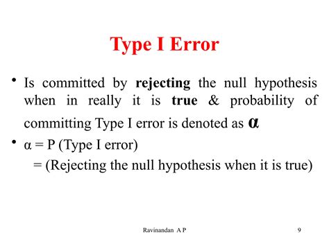 Unit 2 Testing Of Hypothesis Hypothesis Null Alternative Type 1 And 2 And Level Of