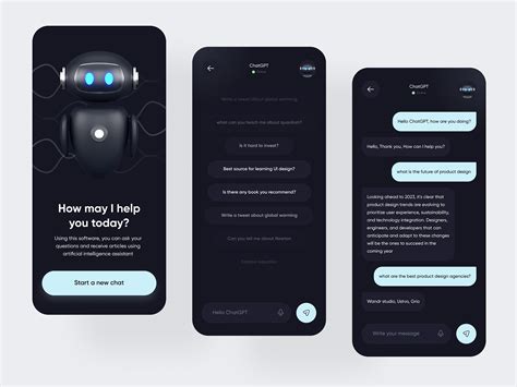 AI ChatGPT Mobile App On Behance