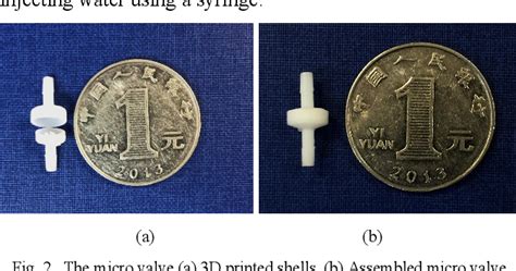 Figure 2 From A 3d Printed Microfluidic Valve For Implantable Drug Delivery Semantic Scholar