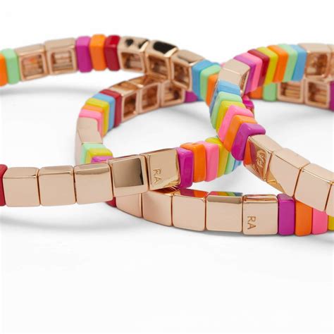 Roxanne Assoulin Womens Chasing Rainbows Bracelet Set Of 3 In Multi