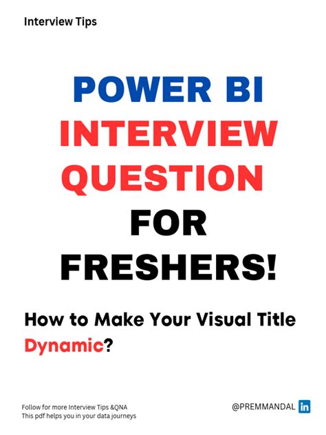 power bi interview questions for freshers pdf