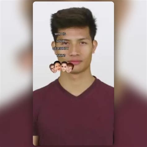 Celebrity Twin Filter By Snapchat Snapchat Lenses